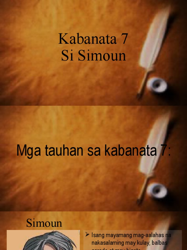 Kabanata 7 SI SImoun | PDF
