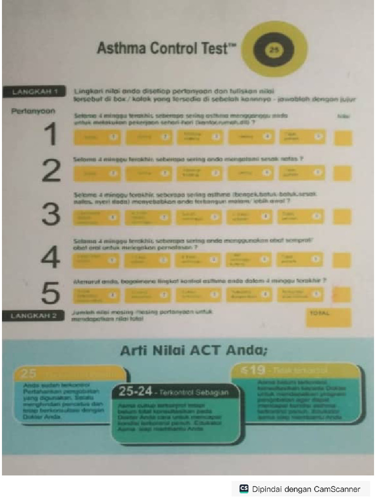 Asthma Control | PDF