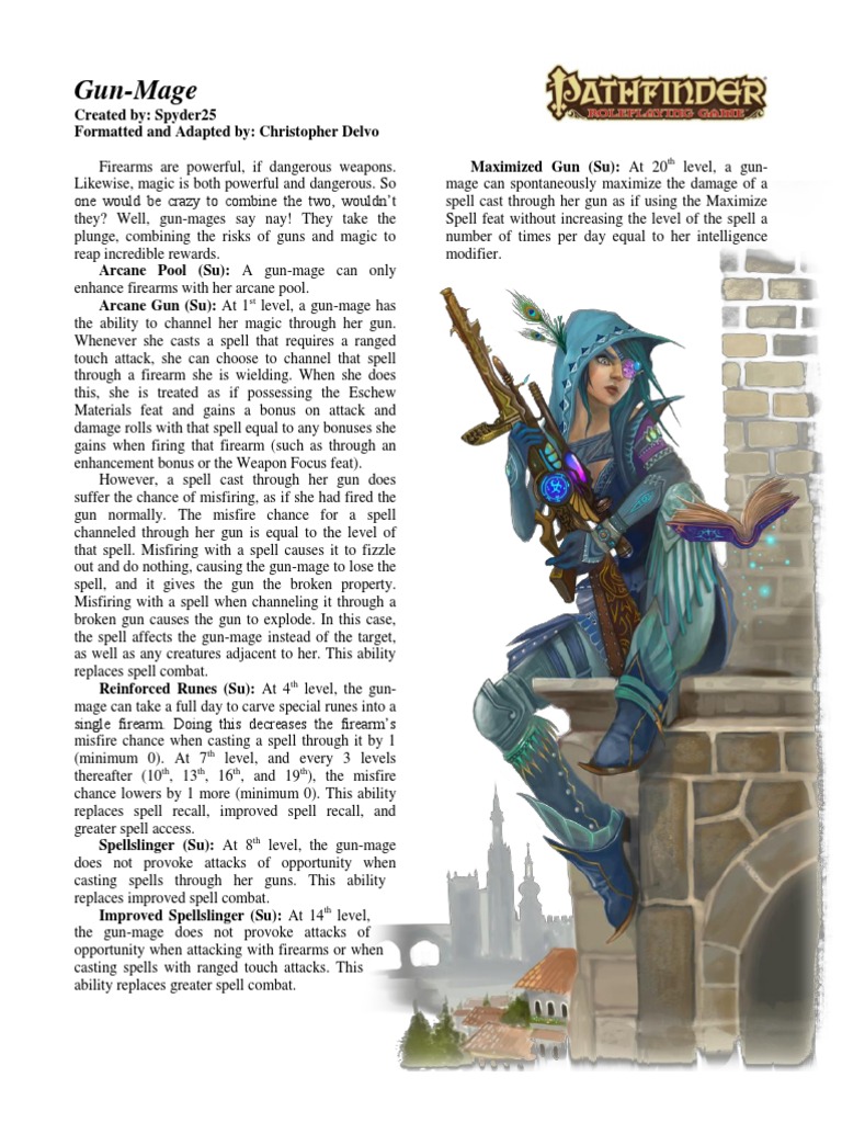 Magus - Gun-Mage v1 | PDF | Copyright | Derivative Work