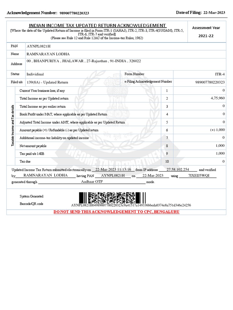 Ack Aynpl0821h 2021-22 989007780220323 | PDF