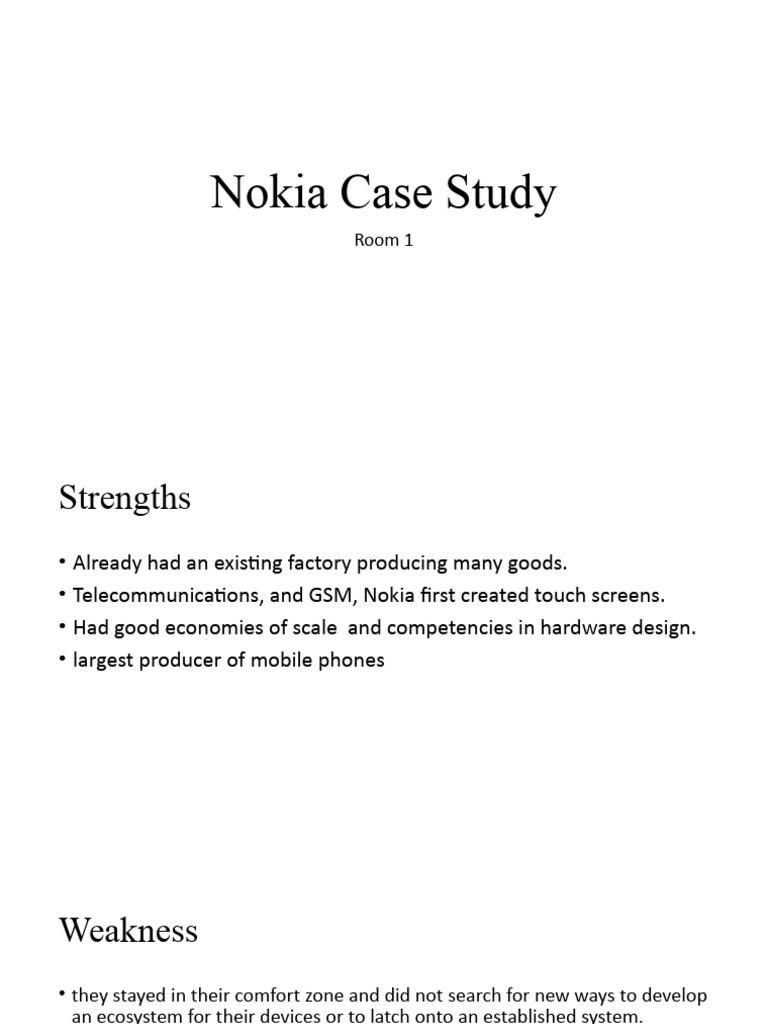Nokia Case Study | PDF