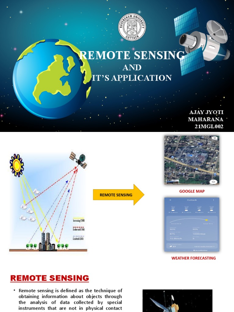 Elements of Remote Sensing and It's Application | PDF | Computers