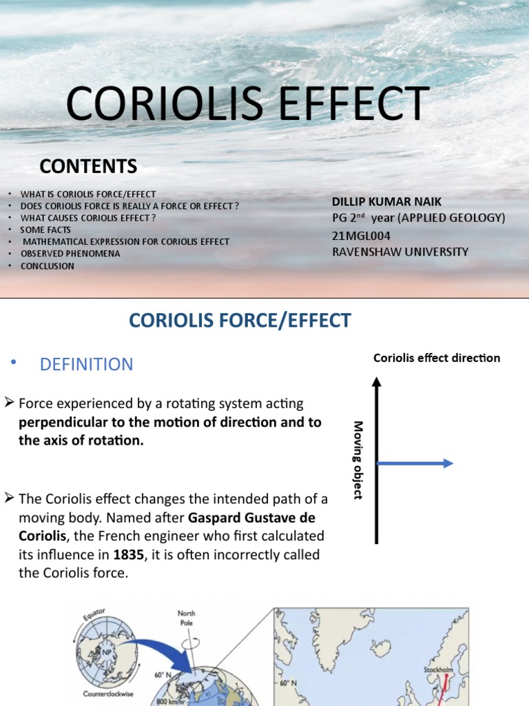 Coriolis Effect Presentation | PDF | Scientific Phenomena | Physics