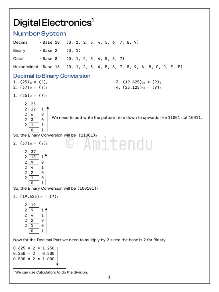 Digital Numbers | PDF | Binary Coded Decimal | Elementary Mathematics