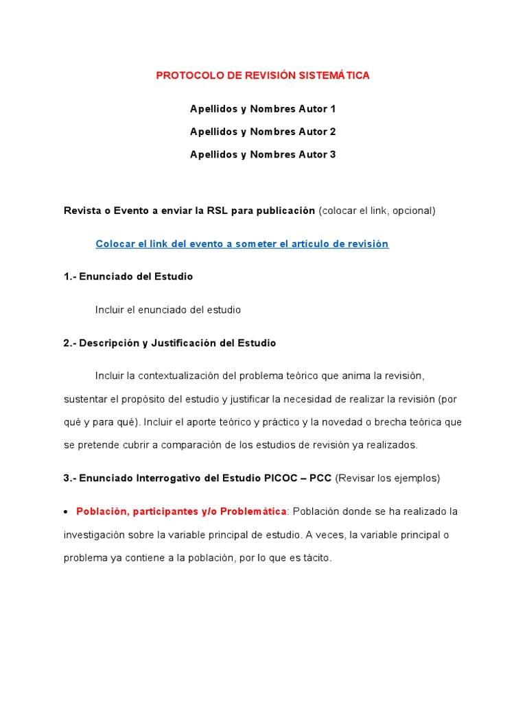 Formato Del Protocolo de RSL | PDF