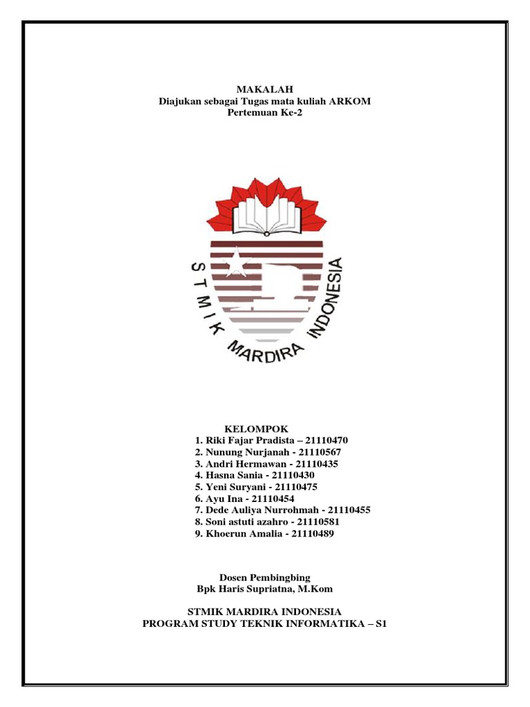 Makalah Tugas Arkom | PDF
