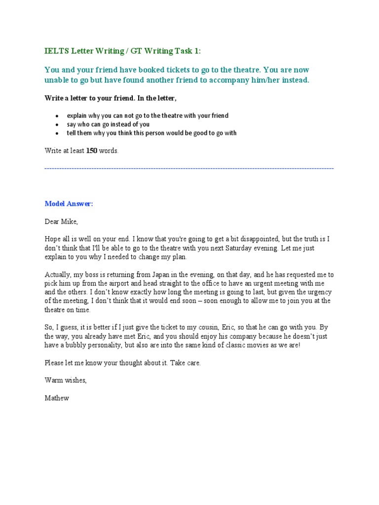 Ielts GT Writing | PDF