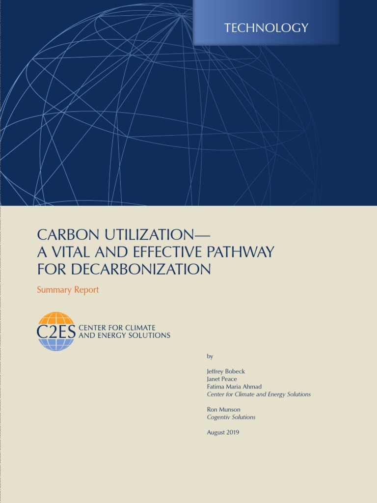 CO2 Utilization Pathways for Decarbonization | PDF | Climate Change ...