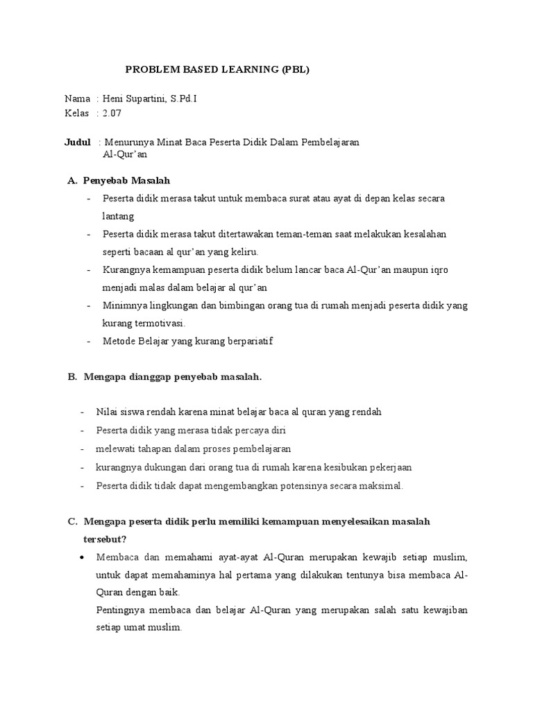 PBL Modul 2 | PDF | Karier & Perkembangan