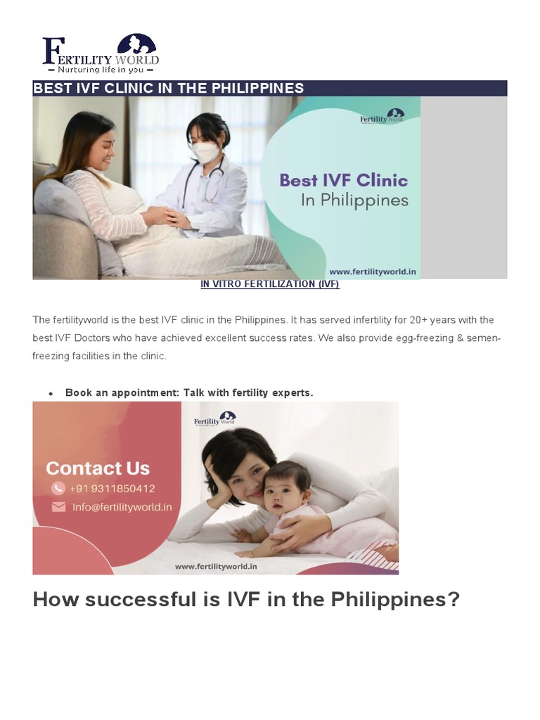 IVF Costs and Services in the Philippines | PDF | Wellness | Science ...
