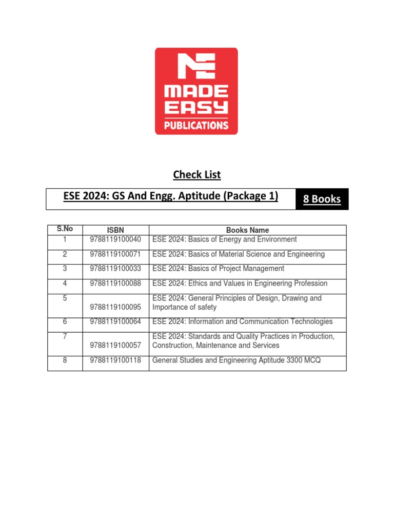 Ese Gs Package 1 Pdf