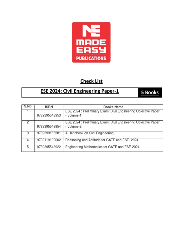 ESE CE Paper 1 | PDF