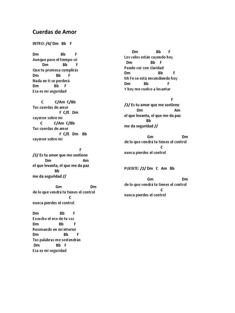 Cuerdas de Amor | PDF