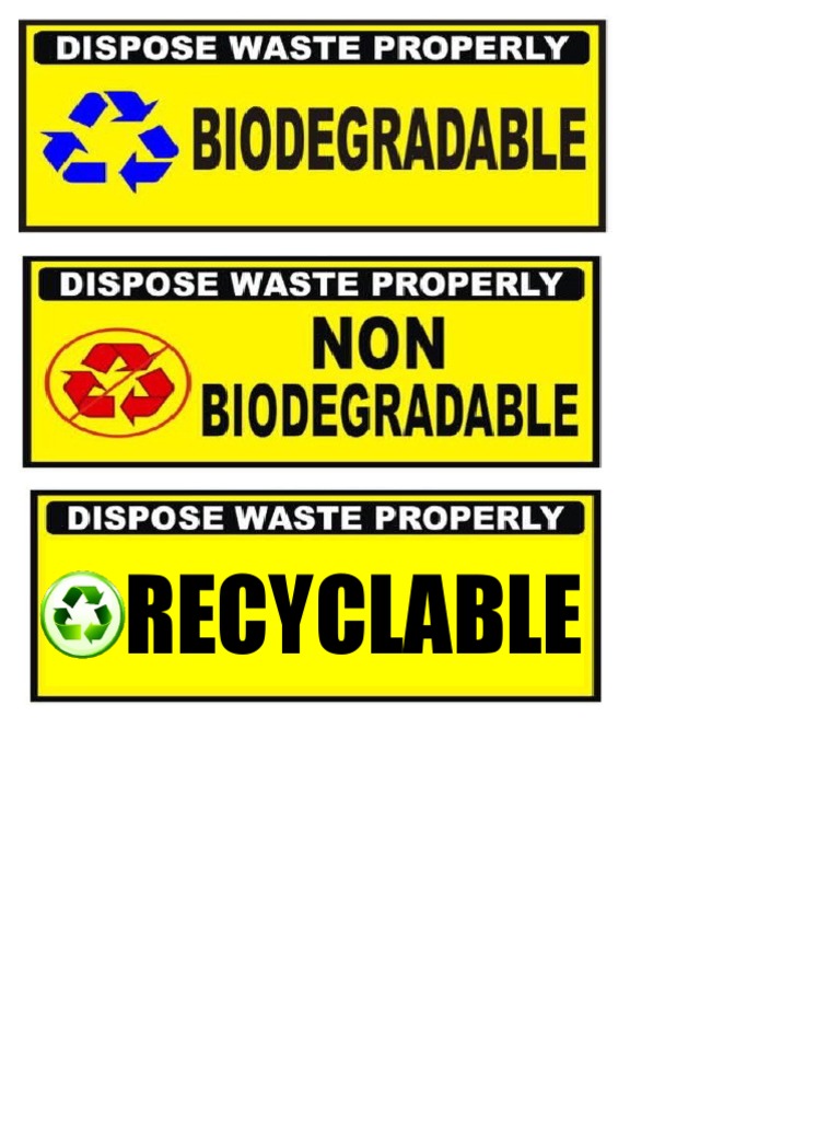 Trash Can Label | PDF