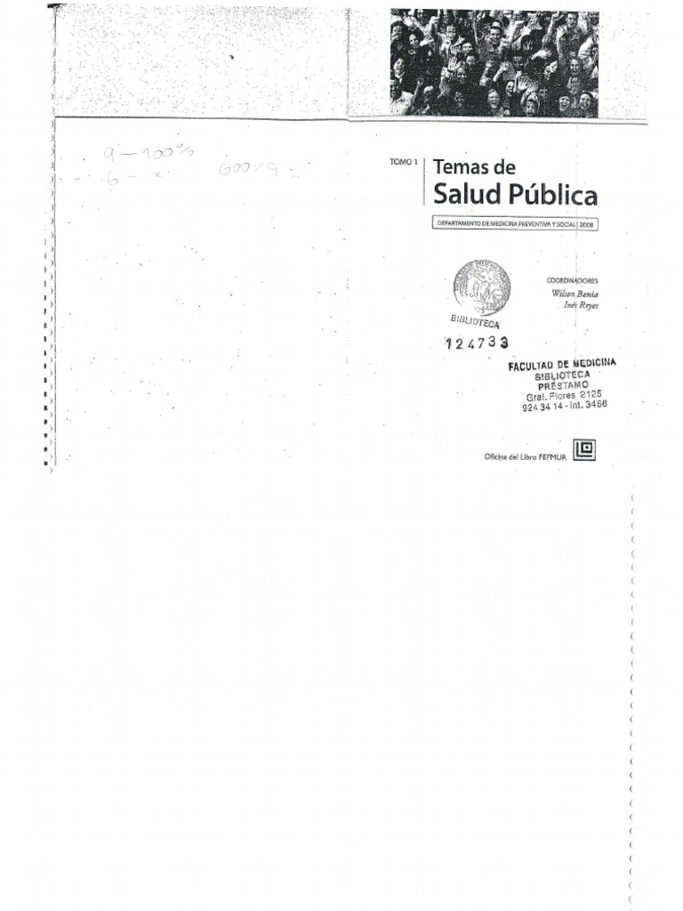 Temas de Salud Publica Tomo 1 Salud Publica y Humanidades | PDF Temas de Salud Publica Tomo 1 Salud Publica y Humanidades | PDF
