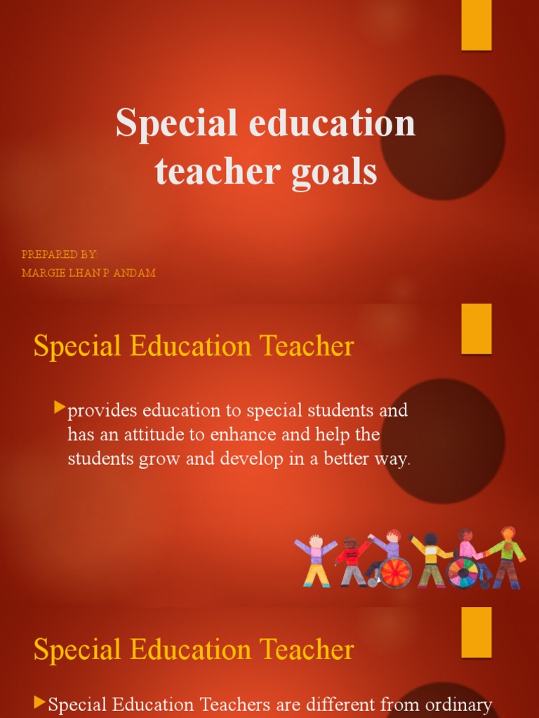 Special Education Teacher Goals | PDF | Special Education | Teachers