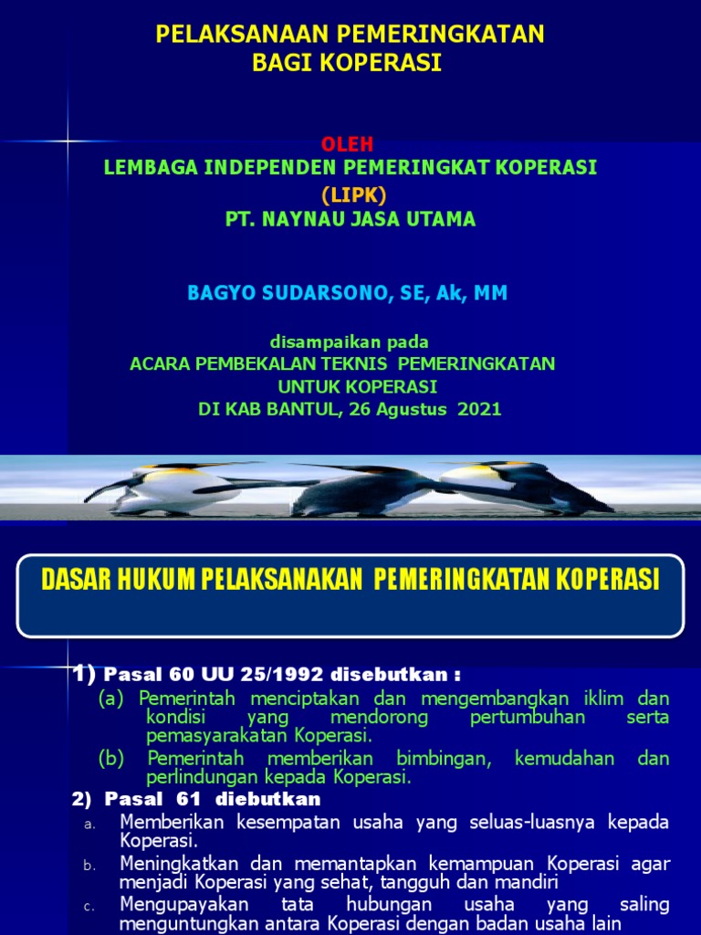 Pemeringkatan Koperasi: Panduan dan Manfaat | PDF