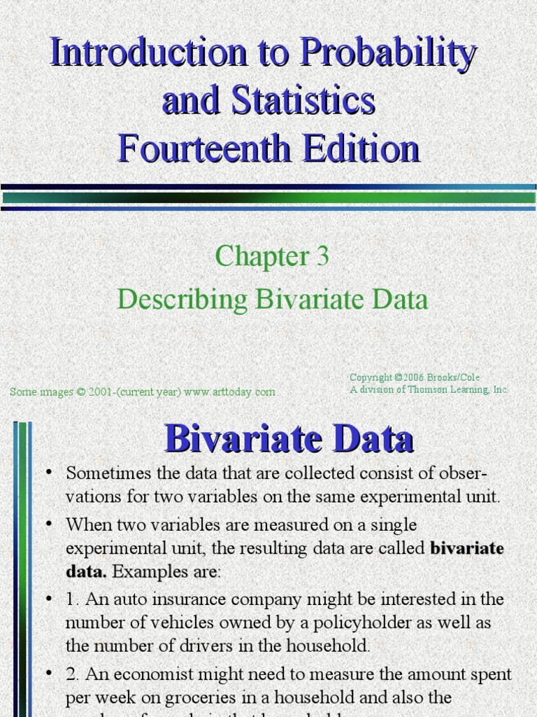 Chapter 03 Describing Bivarate Data | PDF | Scatter Plot | Dependent ...