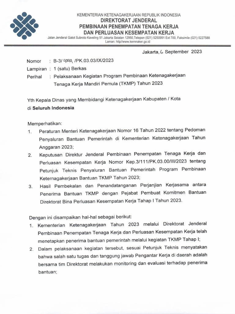 TKM Tahap 1 2023 | PDF