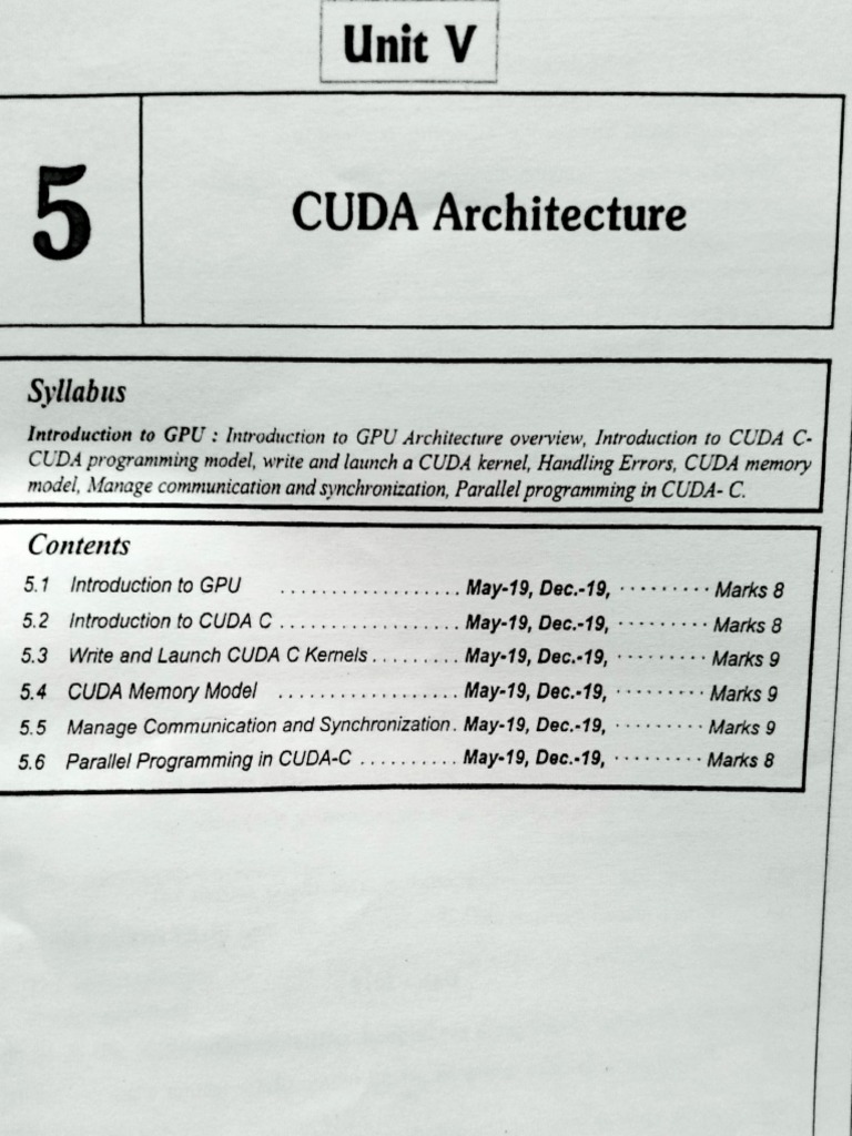 HPC UNIT 5 Technical | PDF