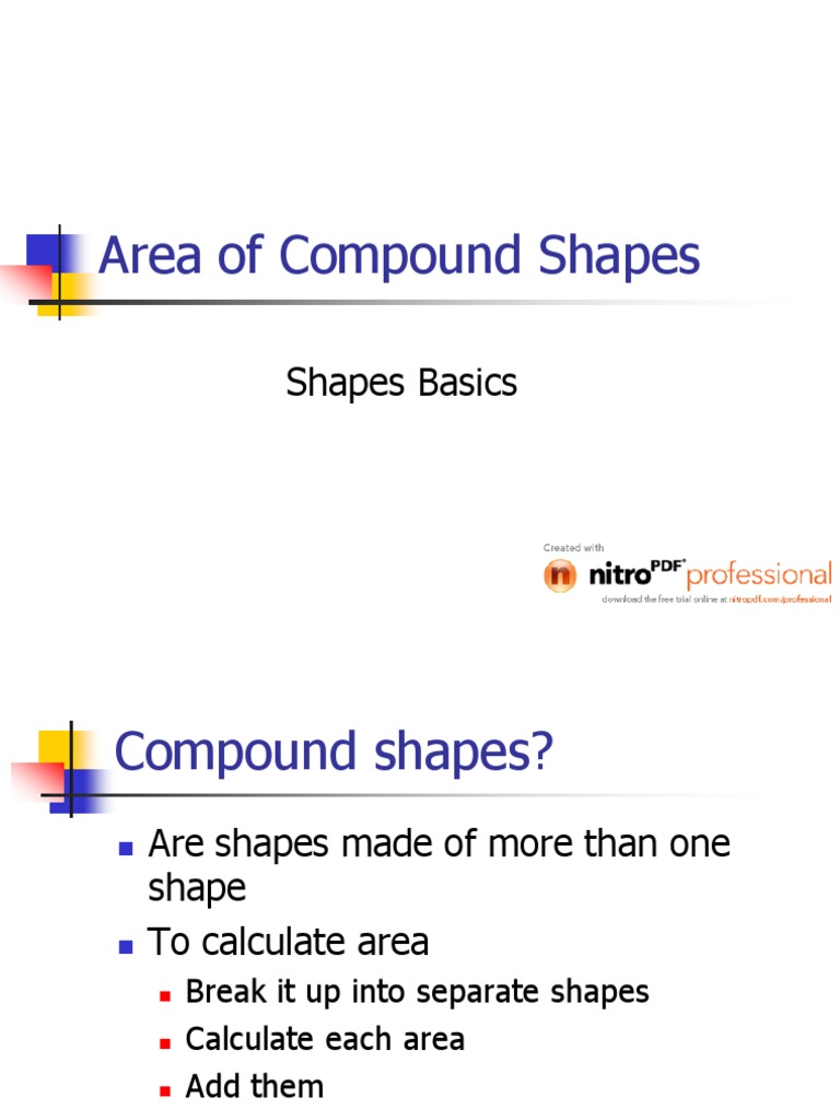 Area of Compound Shapes | PDF