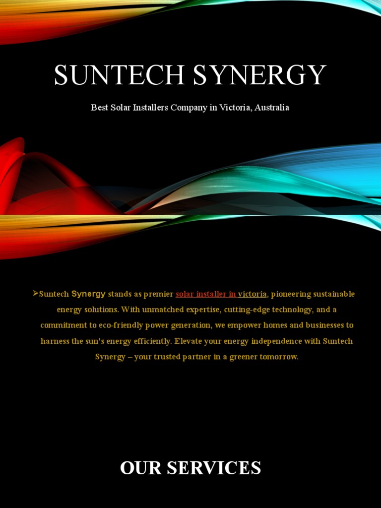 Suntech Synergy | PDF | Solar Energy | Energy Storage