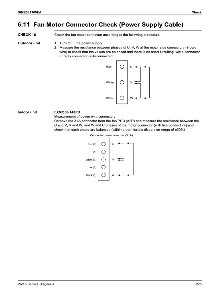 Check Fan Motor | PDF