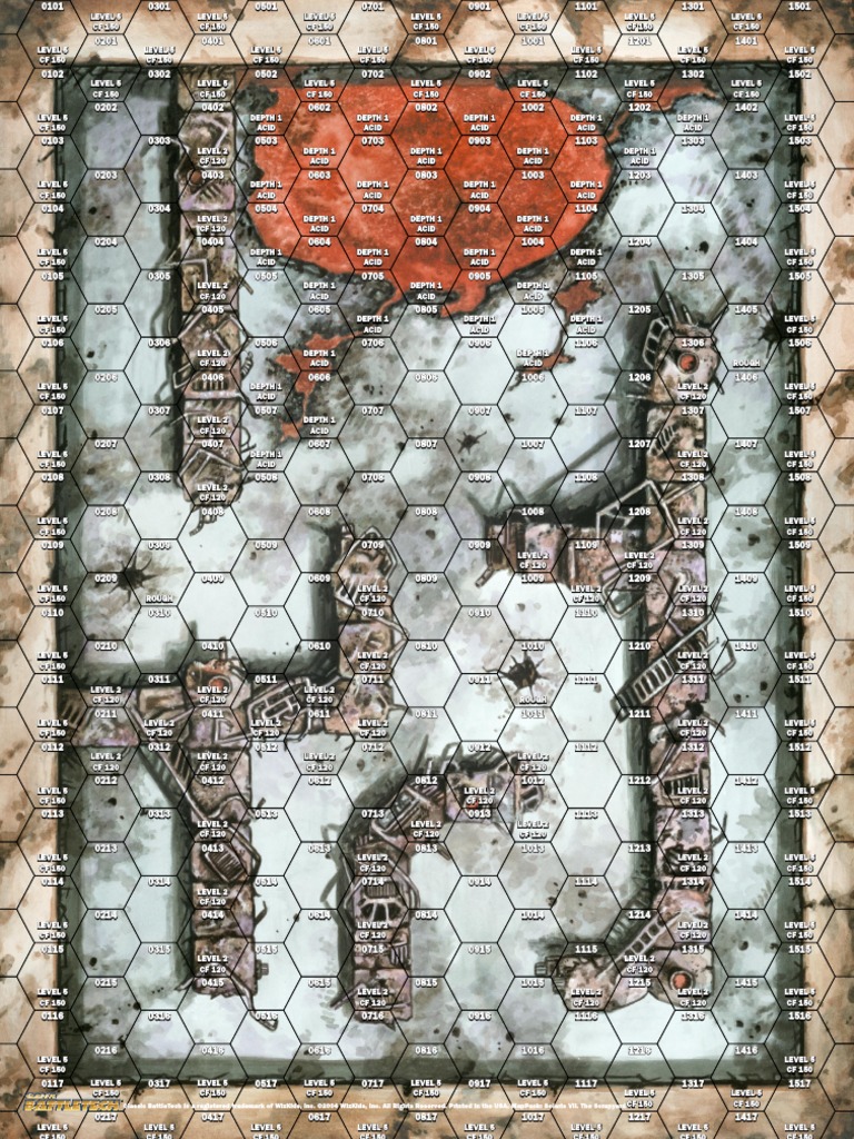 Classic Battletech Scenarios - Heavy Metal Mayhem Map | PDF