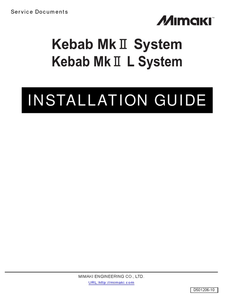 KEBAB MkII Installation Guide D501206 Ver.1.00 | PDF | Software | Computer Science