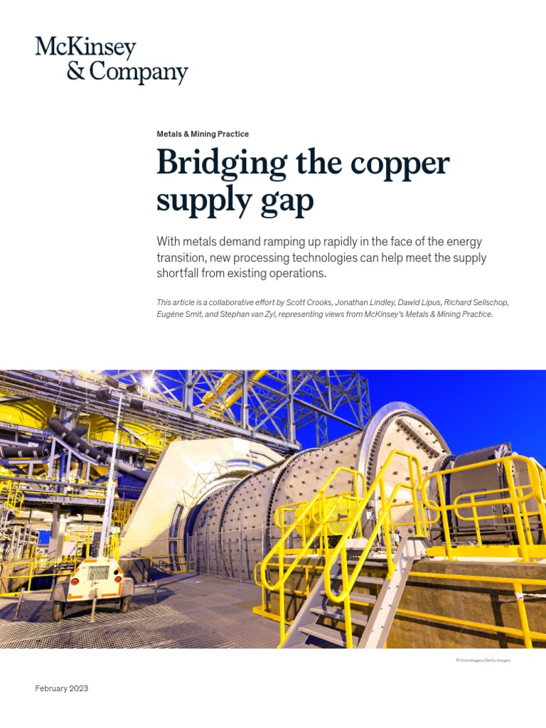 Mckinsey Bridging The Copper Supply Gap | PDF