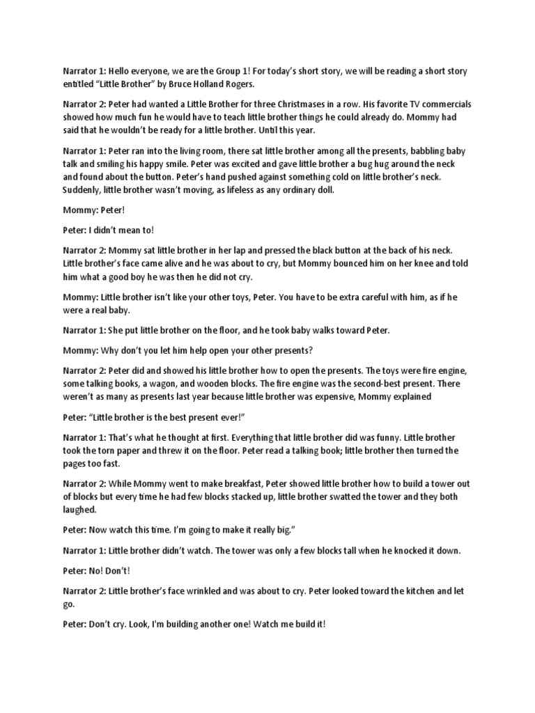 Script Little Brother | PDF