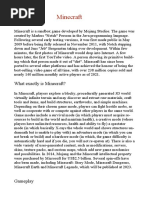 Minecraft Franchise Fact Sheet - Updated - 1 19 18 1 | PDF | Minecraft ...