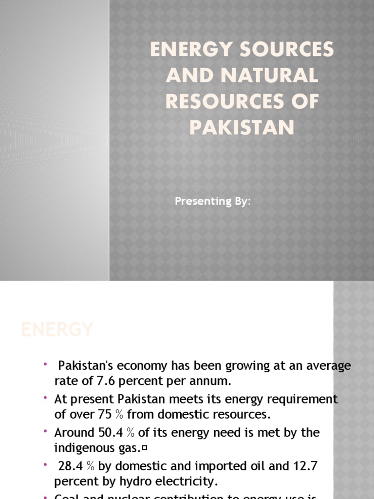 Natural Resources Map of Pakistan | PDF | Nuclear Power | Hydroelectricity