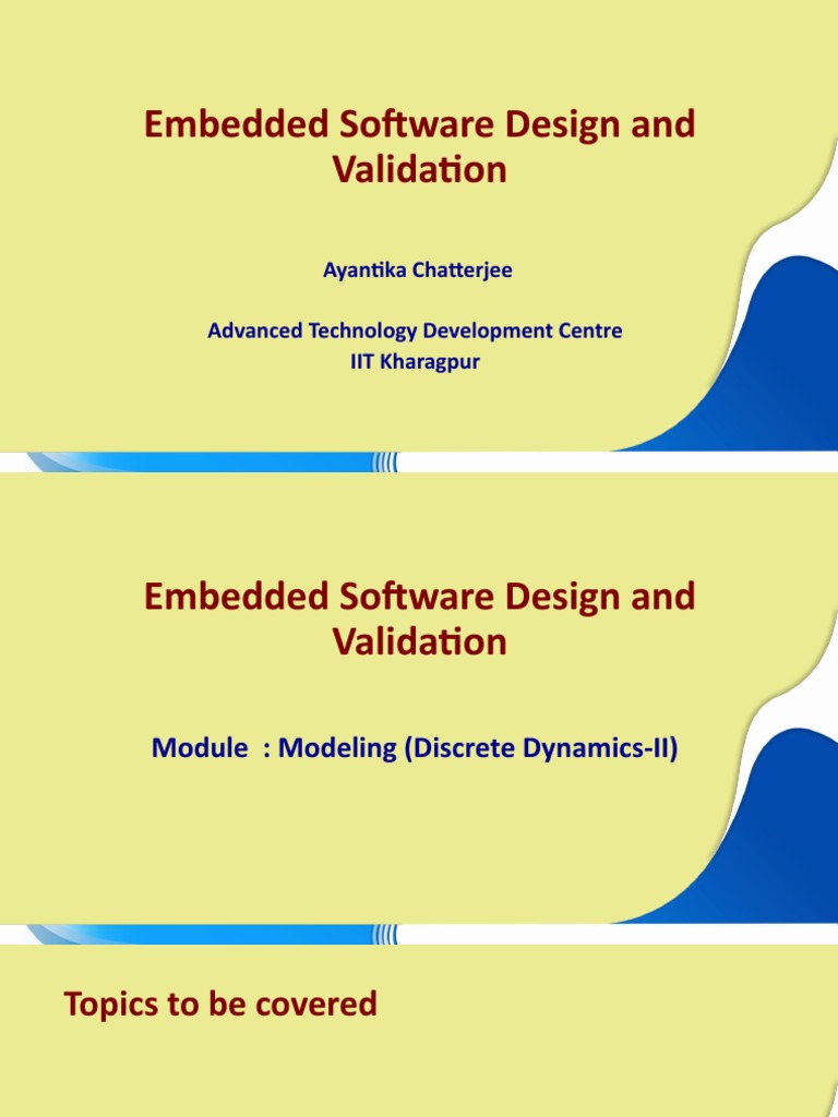 ESDV Lec4 | PDF | Thermostat | Computer Engineering