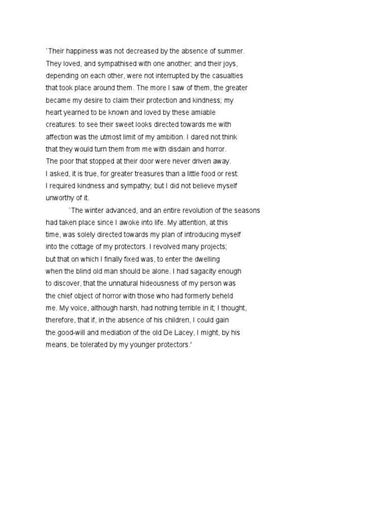 Frankenstein - Extract | PDF