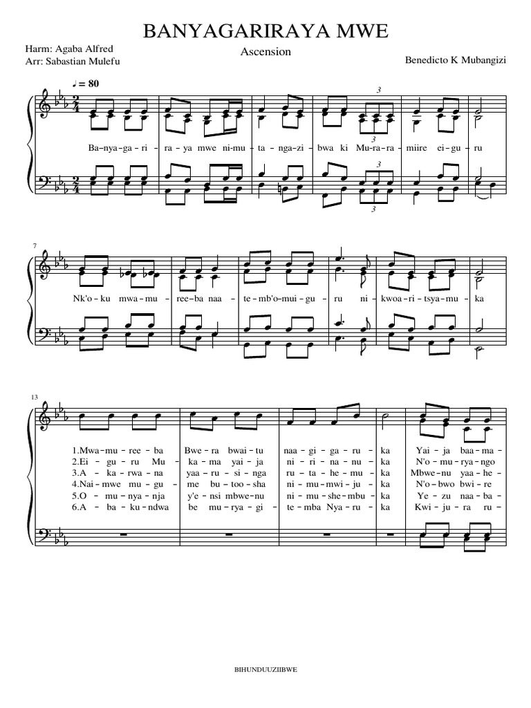 Banyagariraya Mwe-1 | PDF