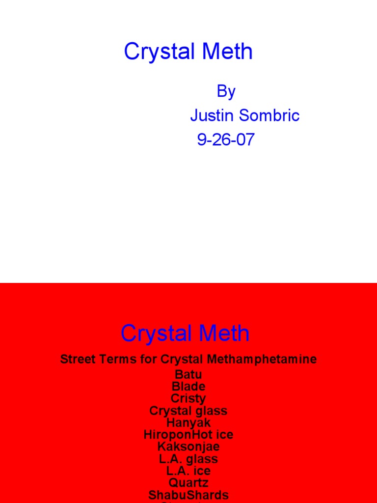 Crystal Meth | PDF | Methamphetamine | Stimulant