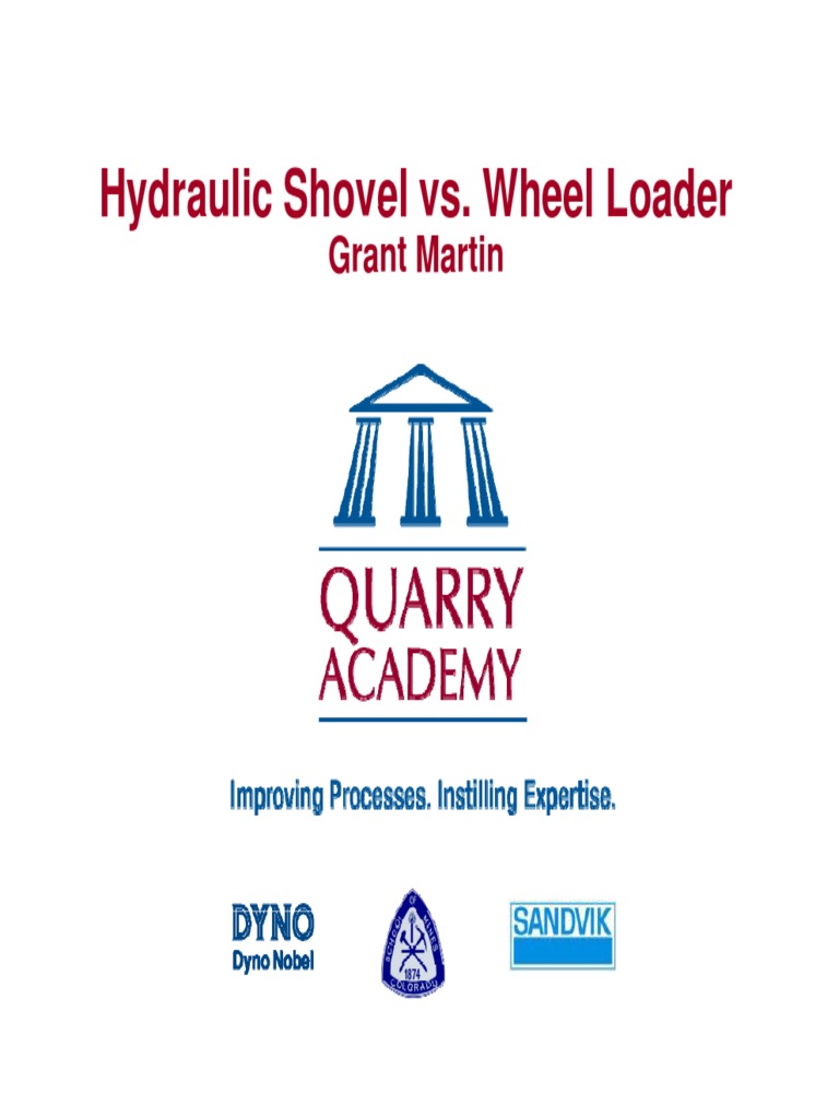 Hydraulic Shovel vs Wheel Loader Analysis | PDF | Loader (Equipment ...