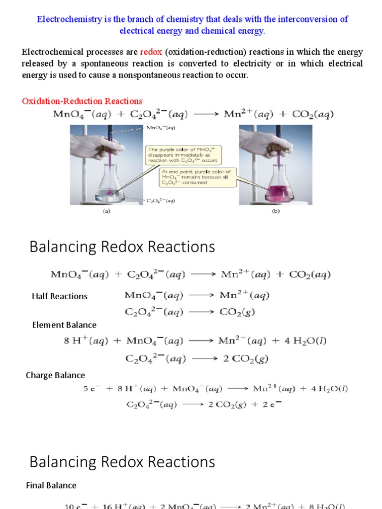 Electrochemical Cells | PDF | Electrochemistry | Electrode