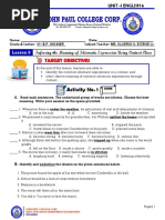 Figurative Language Detailed Lesson Plan | PDF | Lesson Plan | Prayer