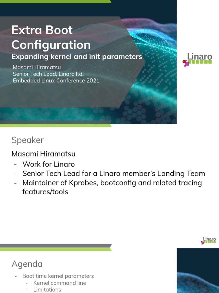 ELC2021 - Extra Boot Configuration | PDF