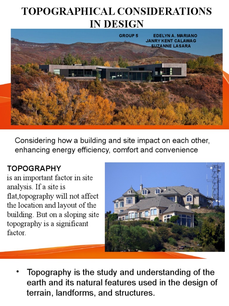 Topographical Consideration in Design | PDF