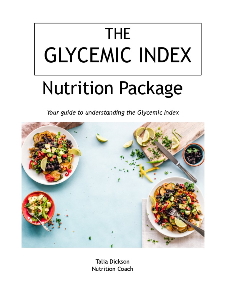 Gi Nutrition Package 2019 Pdf Glycemic Index Food Industry