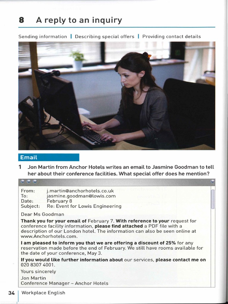 A Reply To An Inquiry | Download Free PDF | Communication | Human ...