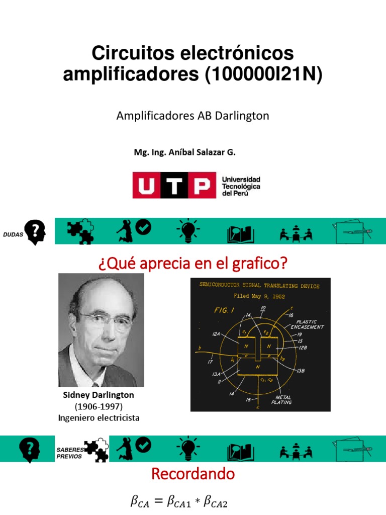 Amplificadores Darlington y Sziklai | PDF | Transistor | Amplificador