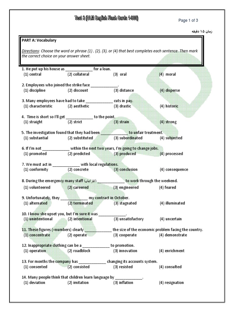 Test 3 DLM (English) 1-900 | PDF | Economics | Science