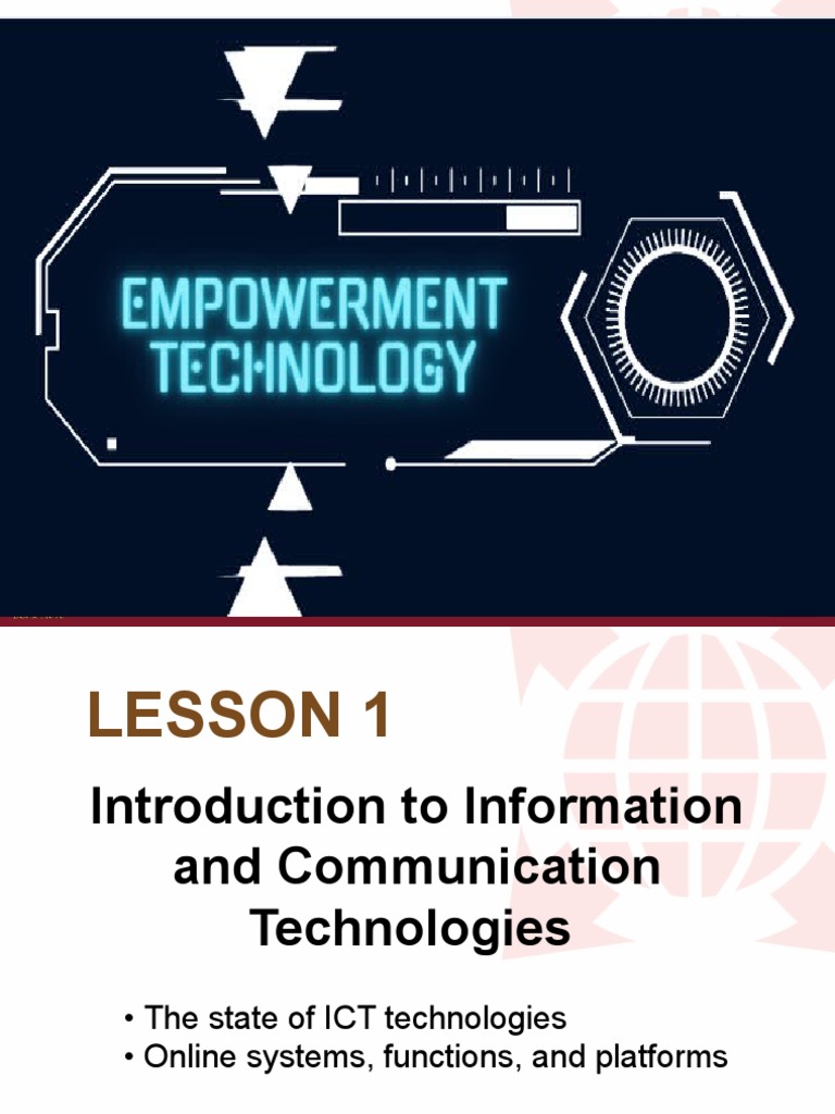 L1 Introduction To Information and Communication Technology | PDF