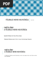 A Földrajzi Nevek Helyesírása | PDF