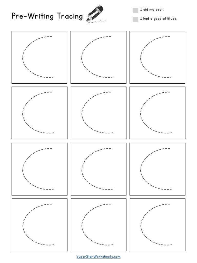 Pre Writing Worksheets Page 13 | PDF