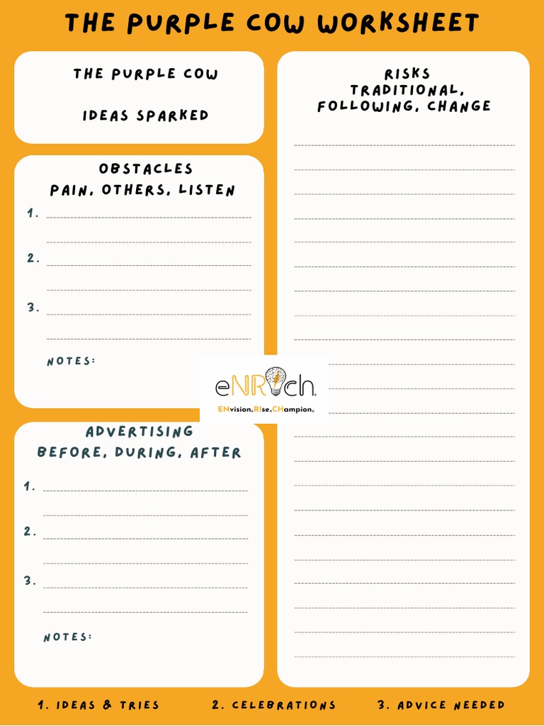 THE PURPLE COW Book 4 Worksheet: by Nevine Rostom, The Career ...